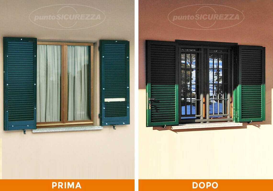 Installazione Persiane blindate e Grate a Lecco - Punto Sicurezza Casa