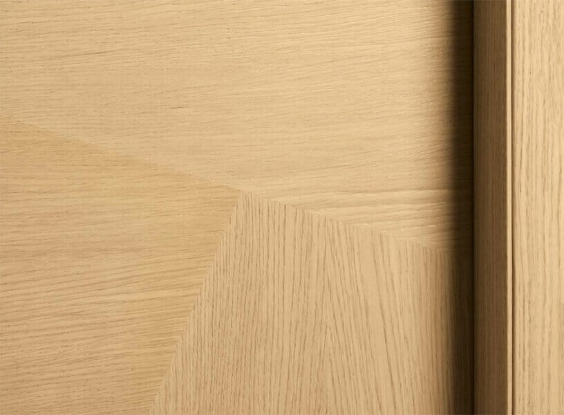 Porta interna in legno di pregio su misura - Punto Sicurezza Casa