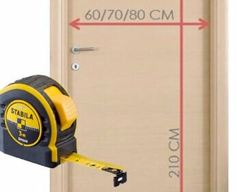 Come prendere le misure delle porte interne - Punto Sicurezza Casa