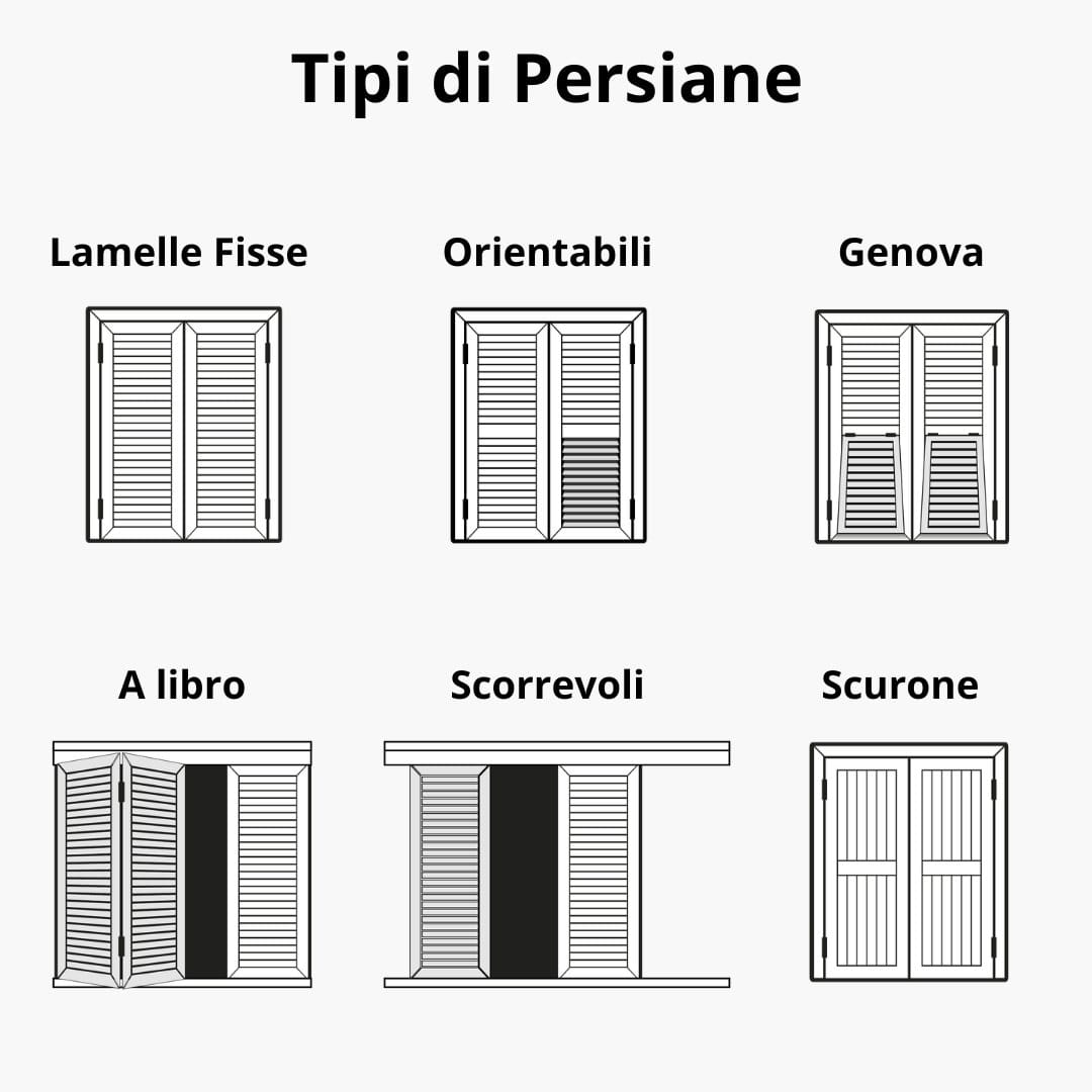 Persiane moderne e oscuranti per finestre | Punto Sicurezza Casa