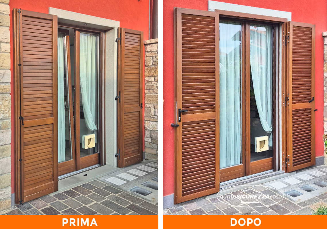 Installazione persiane blindate a Mapello (BG) - Punto Sicurezza Casa